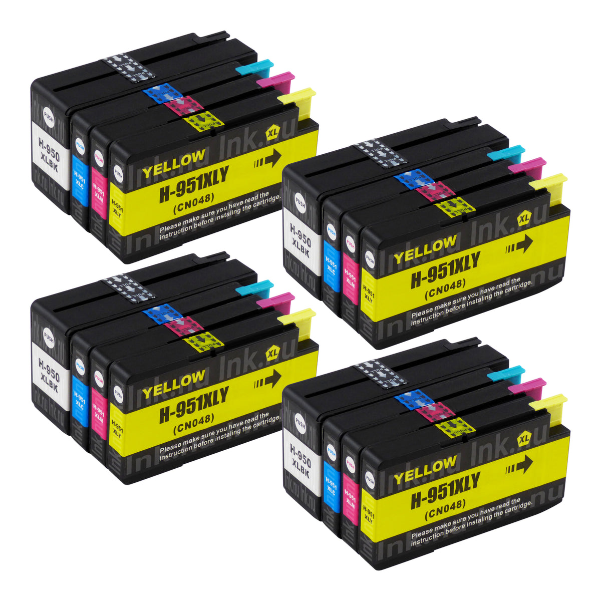Premium Kompatibel HP 950XL/951XL Bläckpatroner Multipack (4-pack) – Ink.nu